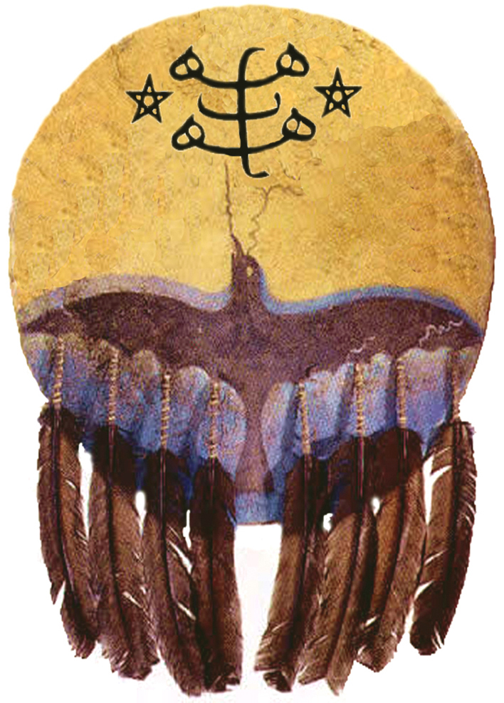 Artwork - Painting - Native American Baha`i Art Print